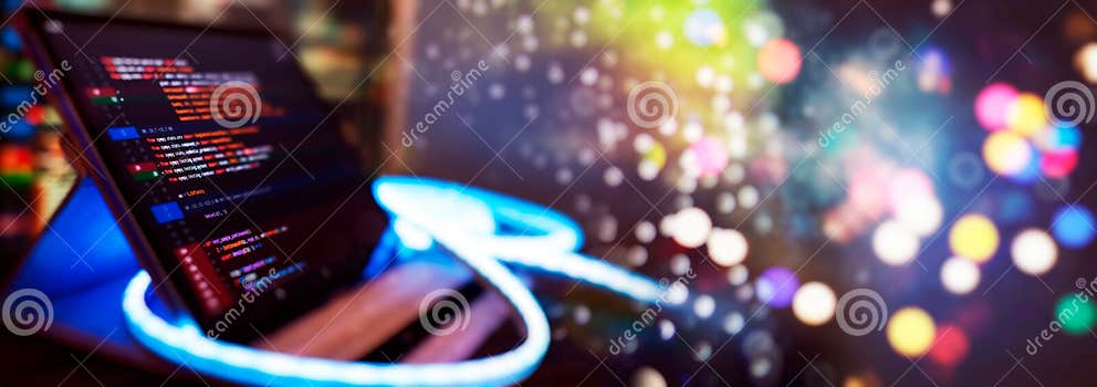 Digital Technology Industry Concept Development of Programming and ...