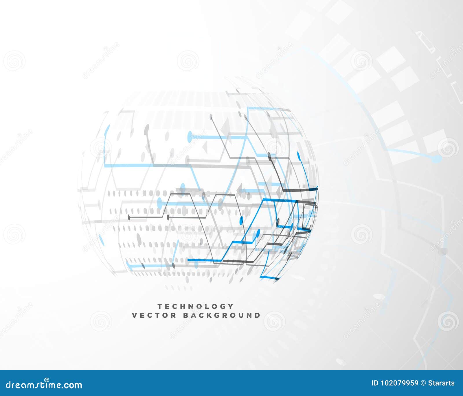 Digital Technology Innovation Design Concept Stock Vector ...