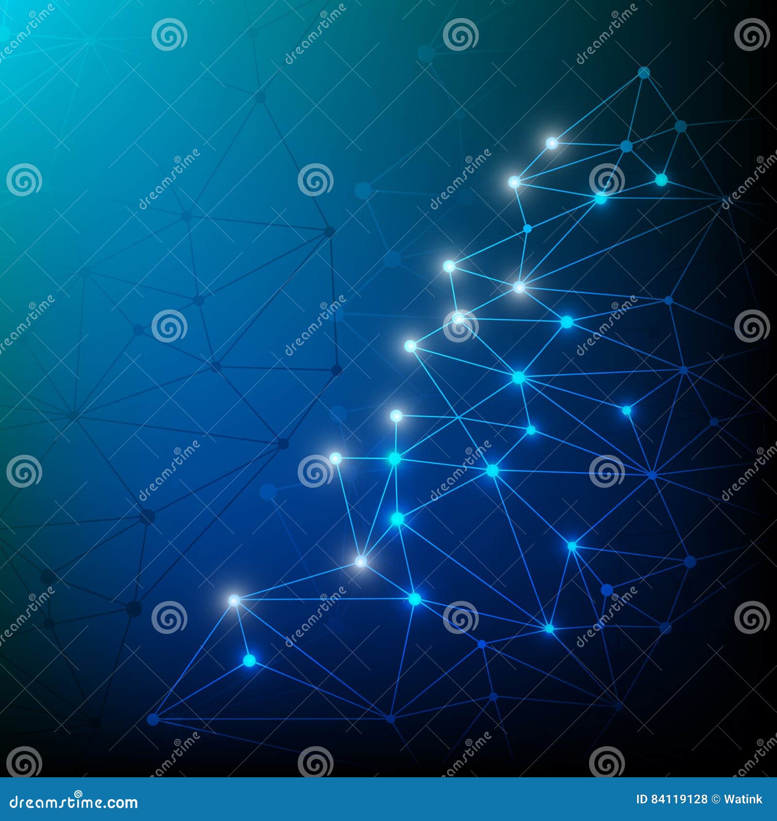 Digital Technology Lines Abstract Background Stock Illustration ...