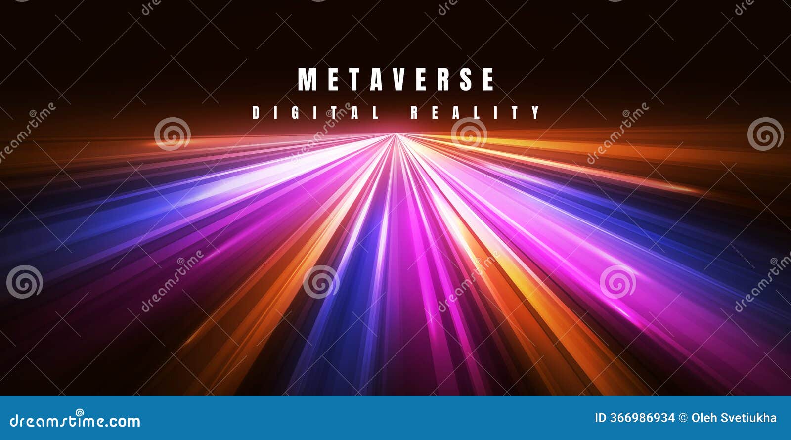 Metaverse 3d Abstract Background With Droplets Blue Metaball Molten Wax ...