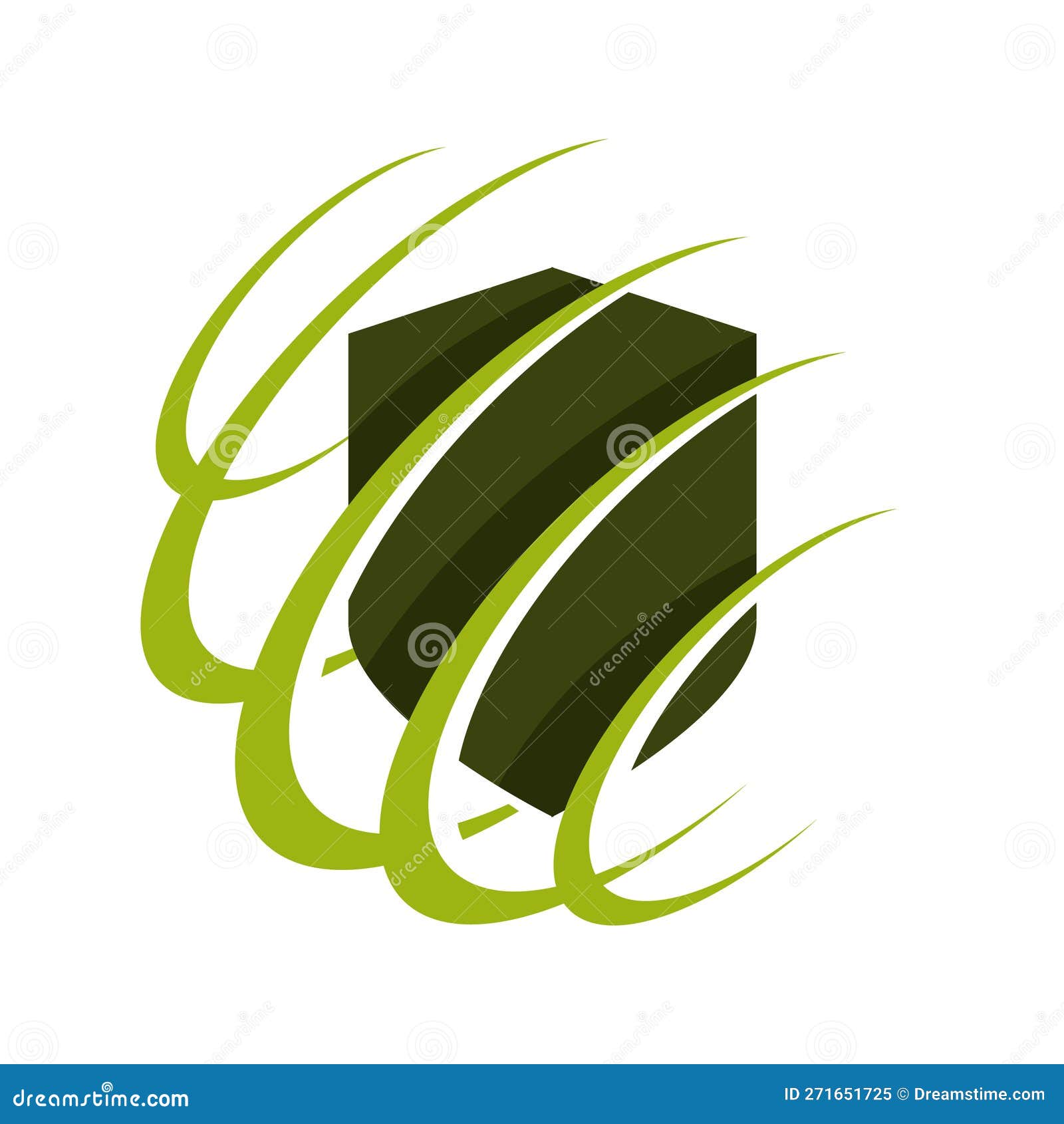Digital Technology Protection Cyber Security Logo Design Vector Graphic