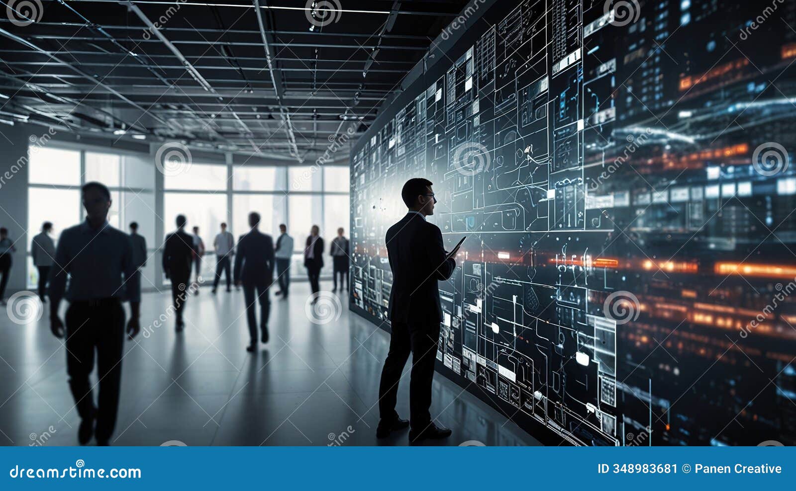 Digital Technology and Science Background Stock Illustration ...