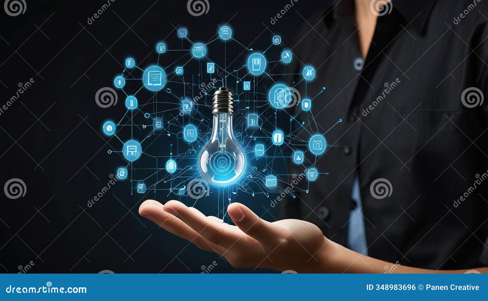 Digital Technology and Science Background Stock Illustration ...