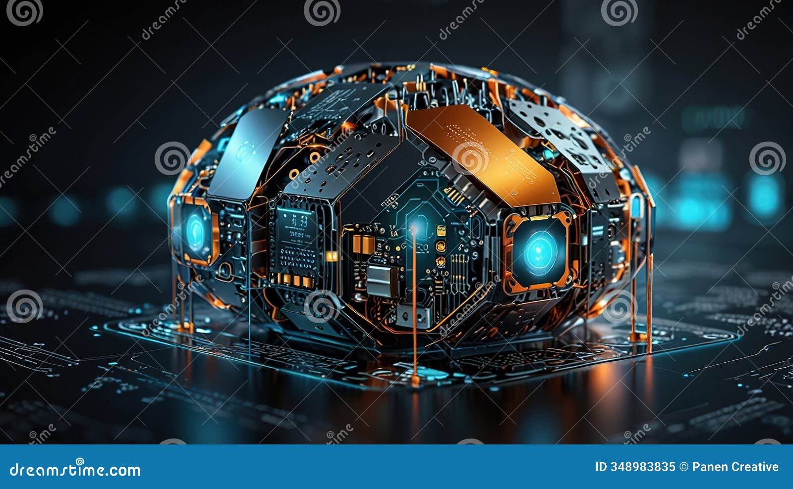 Digital Technology and Science Background Stock Illustration ...