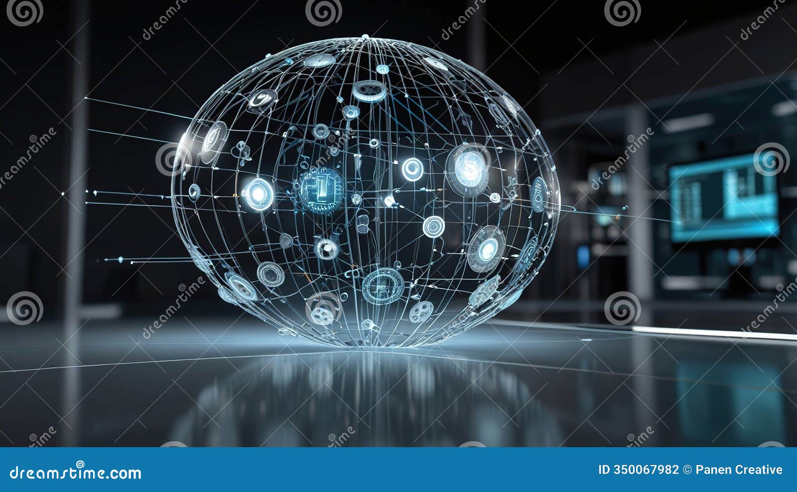 Digital Technology and Science Background Stock Illustration ...