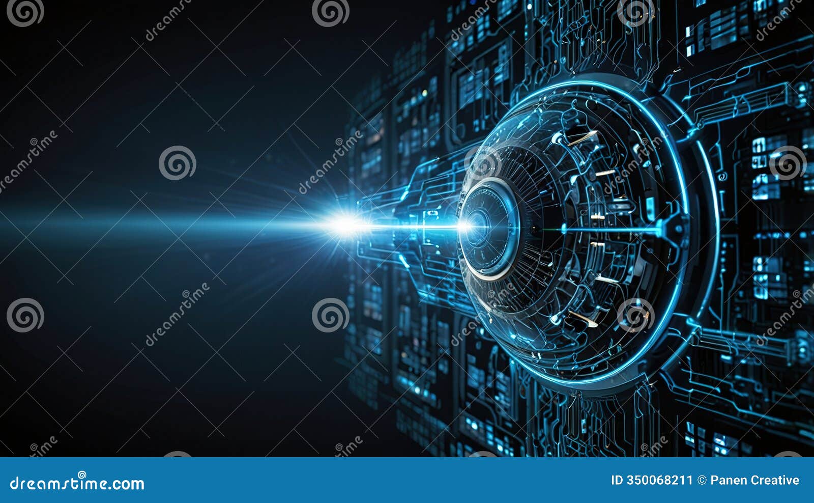 Digital Technology and Science Background Stock Illustration ...