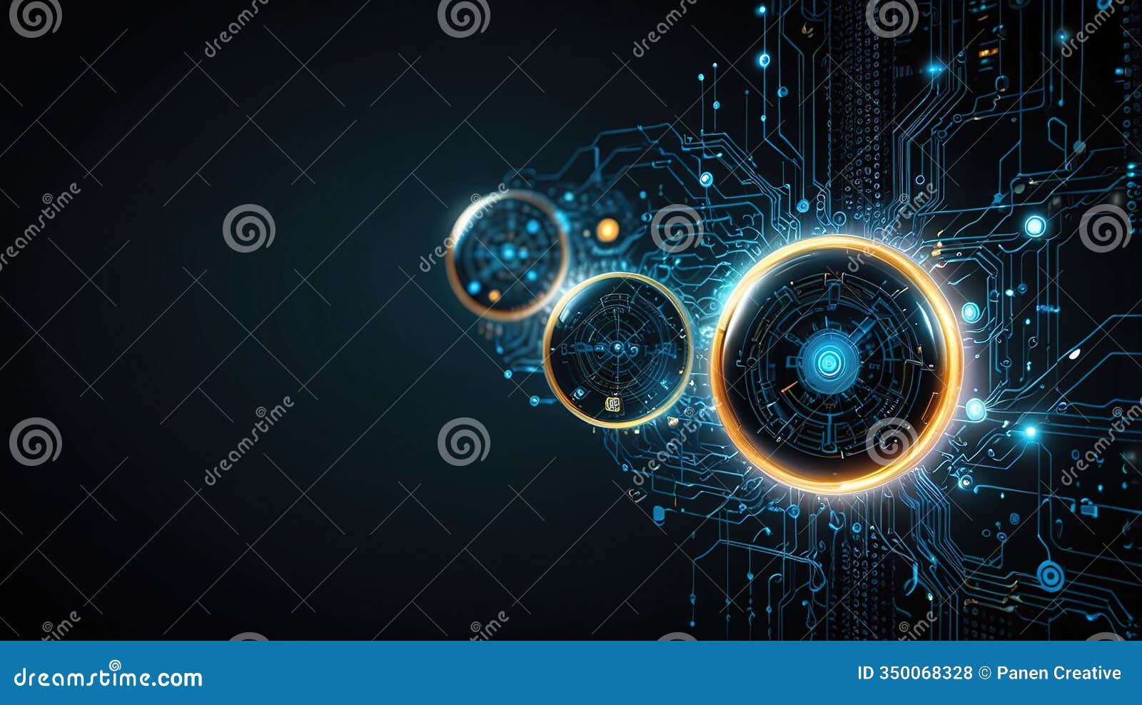 Digital Technology and Science Background Stock Illustration ...