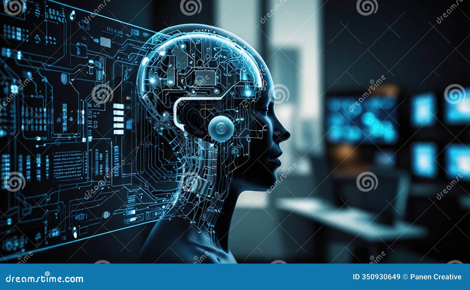 Digital Technology and Science Background Stock Illustration ...