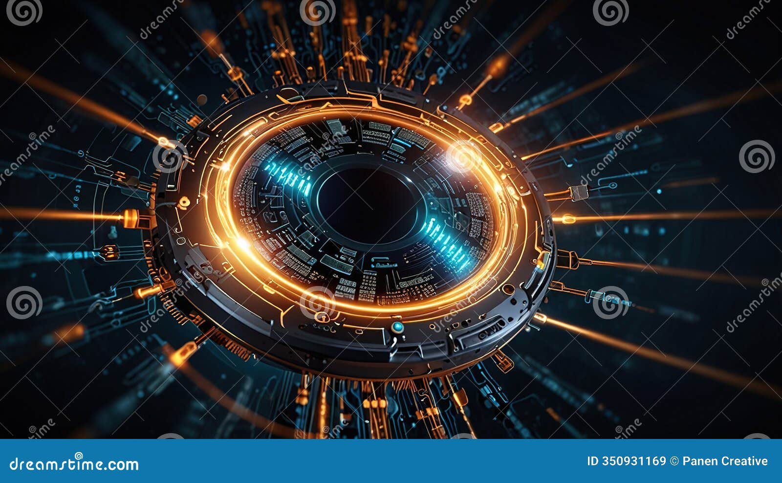 Digital Technology and Science Background Stock Illustration ...