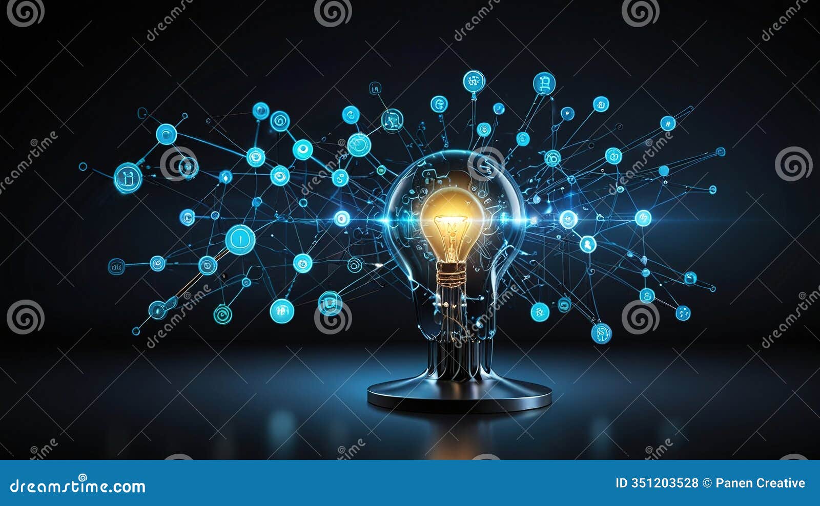 Digital Technology and Science Background Stock Illustration ...