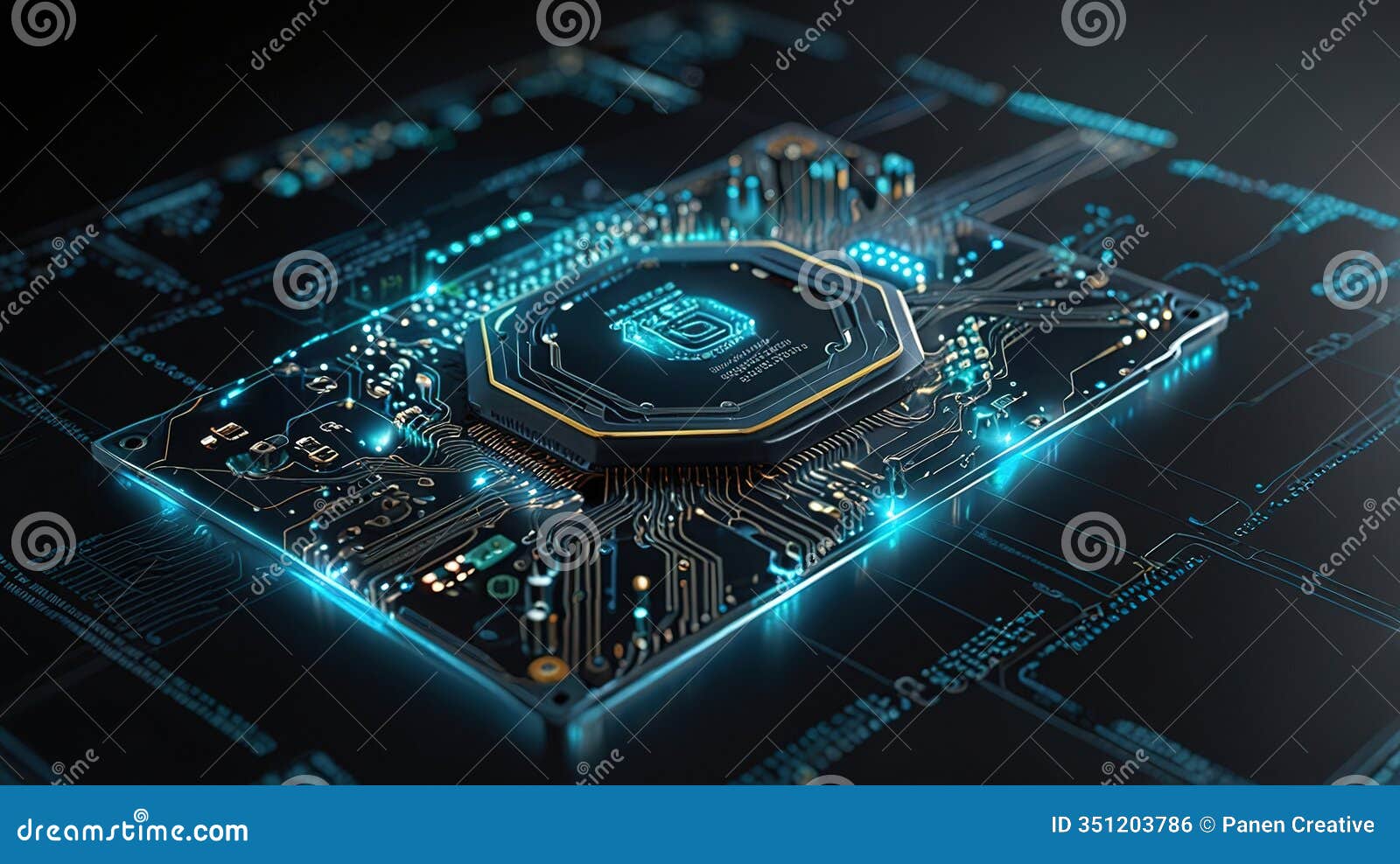 Digital Technology and Science Background Stock Illustration ...