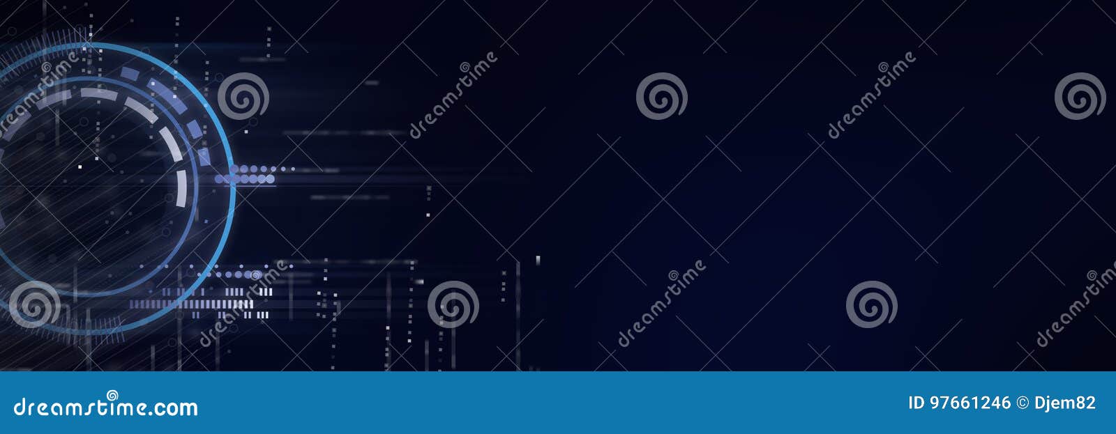 Digital Technology and Science Background. Stock Illustration ...