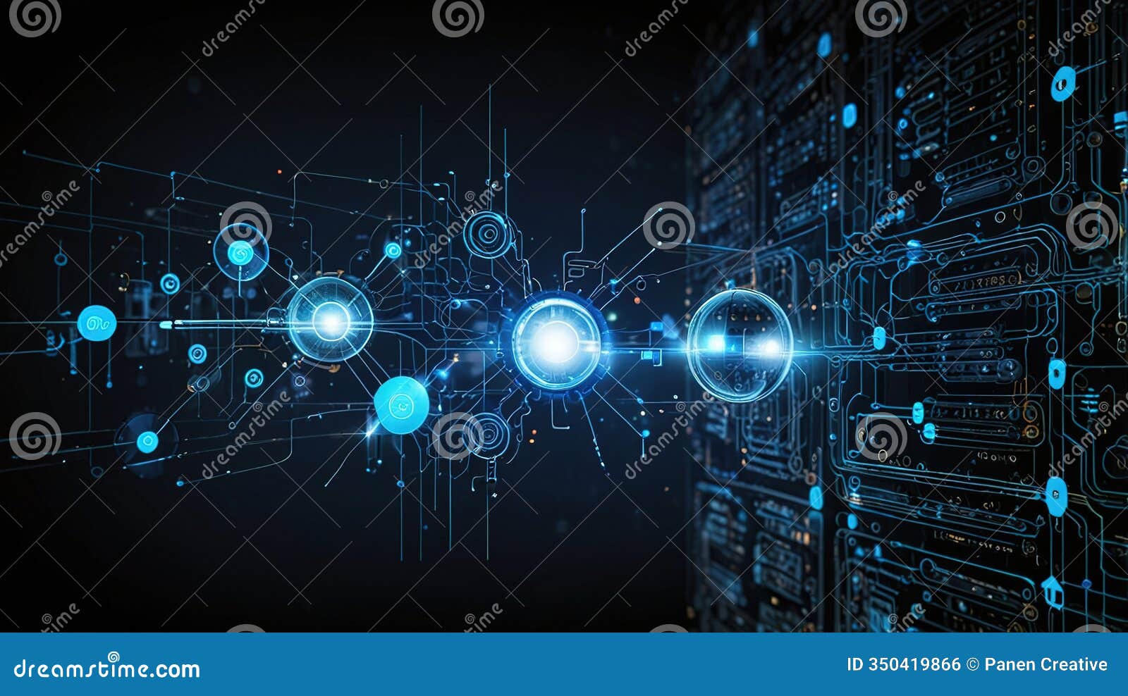 Digital Technology and Science Background Stock Illustration ...