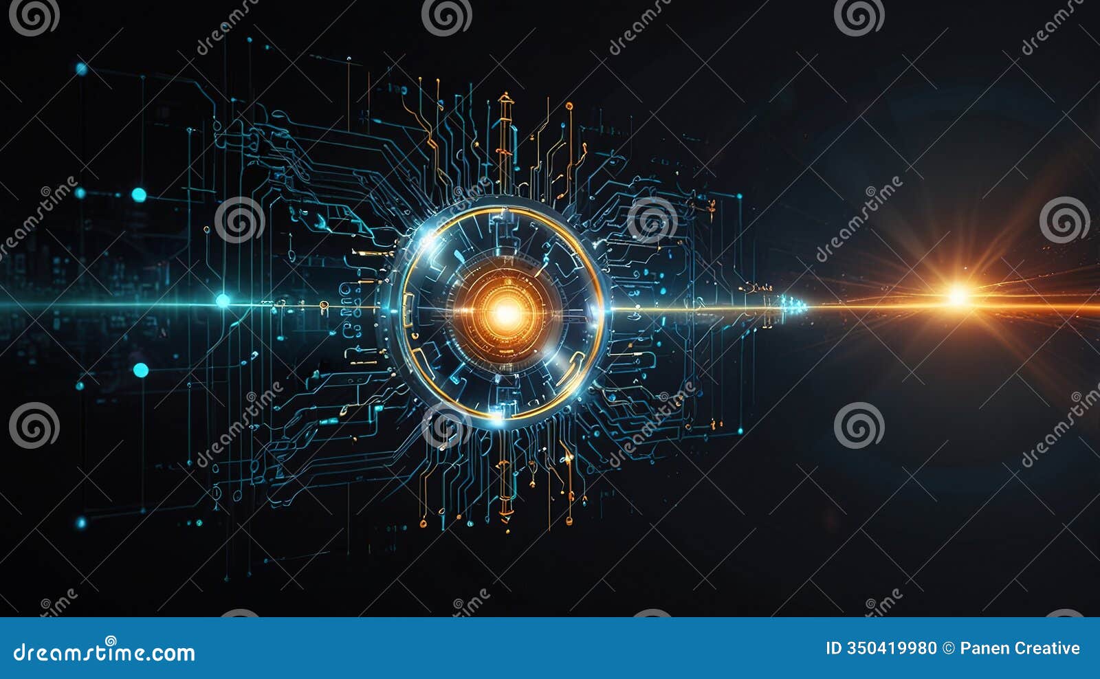 Digital Technology and Science Background Stock Illustration ...