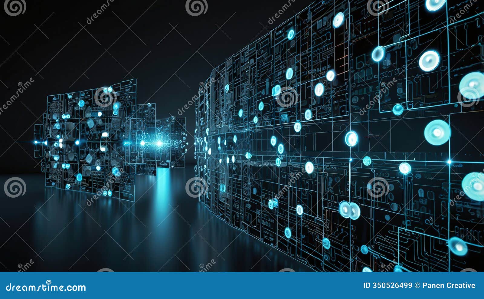 Digital Technology and Science Background Stock Illustration ...