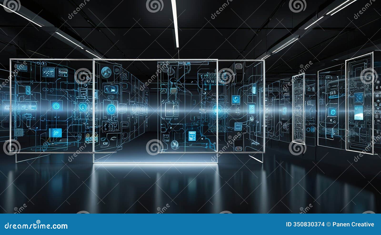 Digital Technology and Science Background Stock Illustration ...