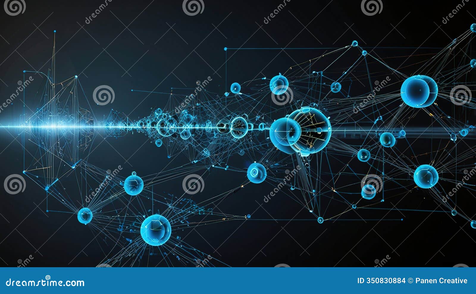 Digital Technology and Science Background Stock Illustration ...