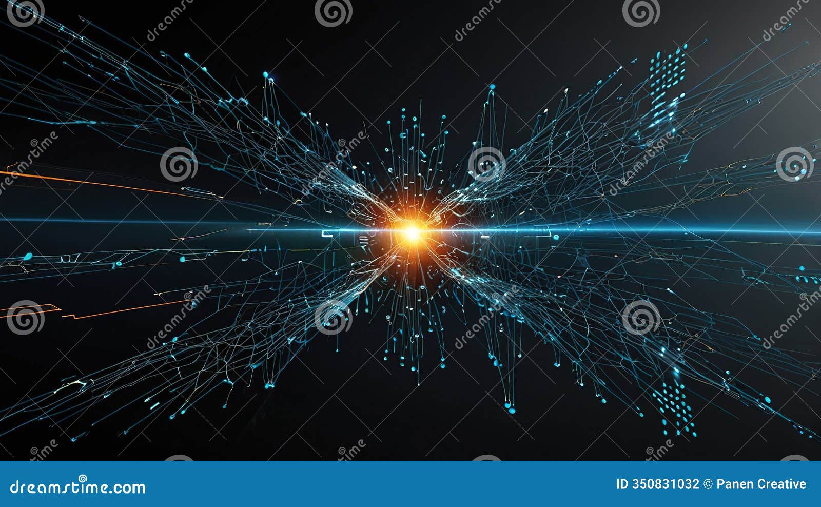 Digital Technology and Science Background Stock Illustration ...