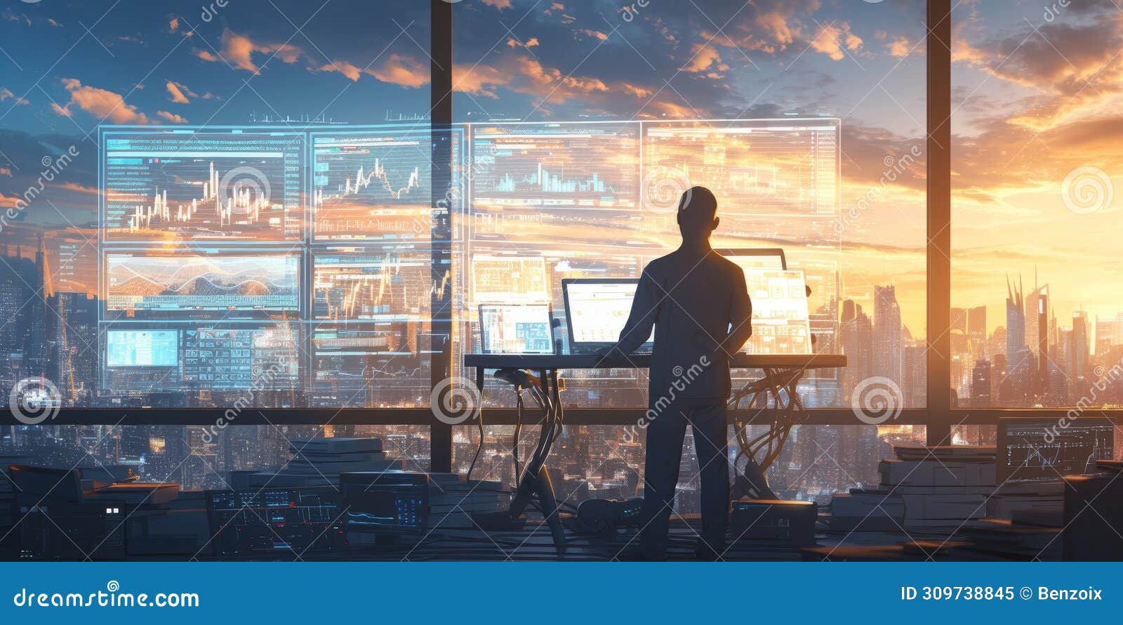 Digital Technology, Software Development Concept. Coding Programmer, Software Engineer Working ...