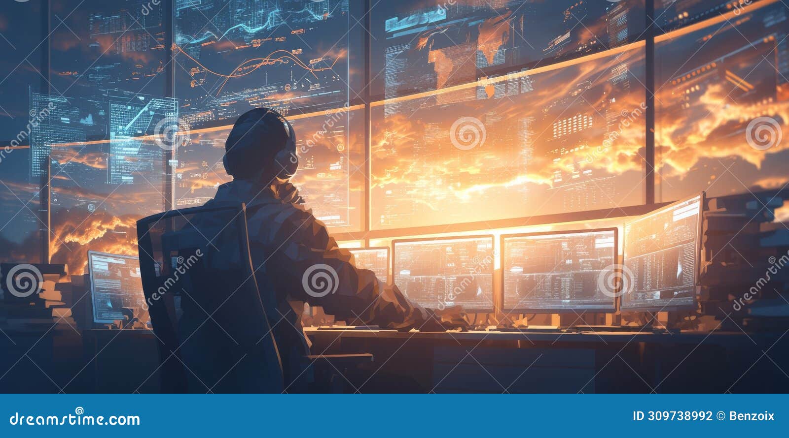 Digital Technology Software Development Concept Coding Programmer Software Engineer Working
