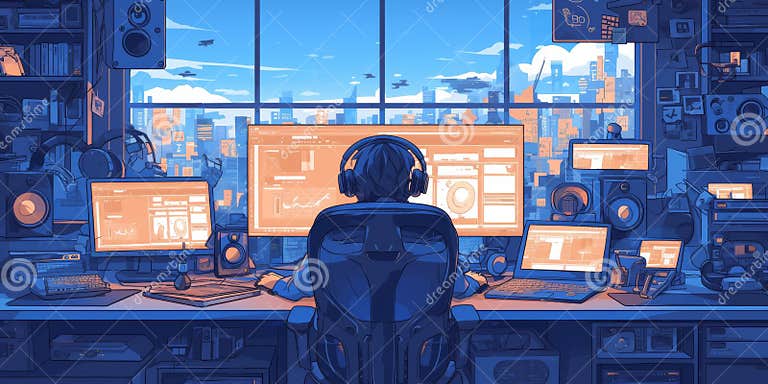 Digital Technology Software Development Concept Coding Programmer Software Engineer Working