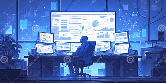 Digital Technology Software Development Concept Coding Programmer