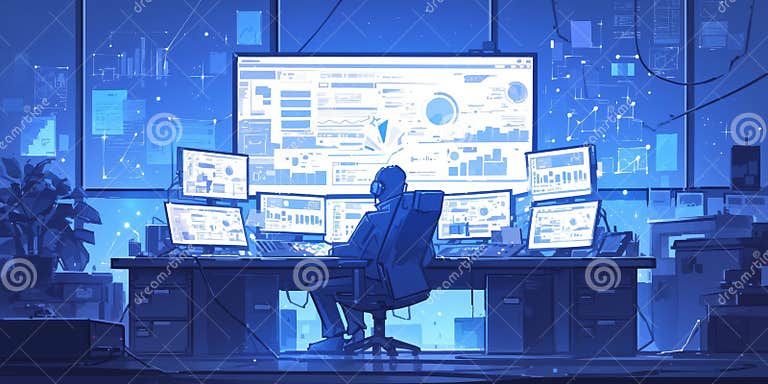 Digital Technology Software Development Concept Coding Programmer Software Engineer Working