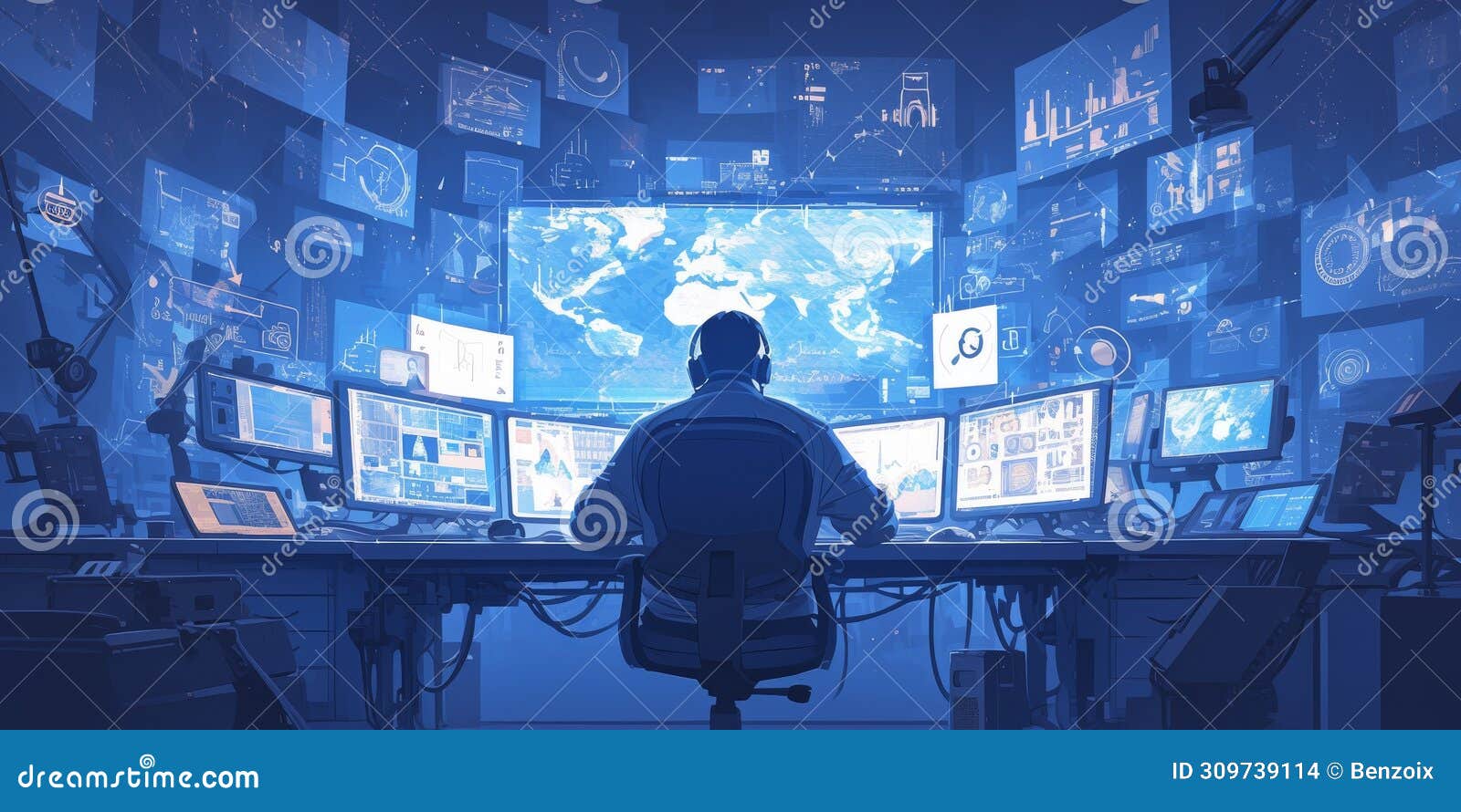 Digital Technology Software Development Concept Coding Programmer Software Engineer Working