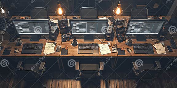 Digital Technology Software Development Concept Coding Programmer Software Engineer Working