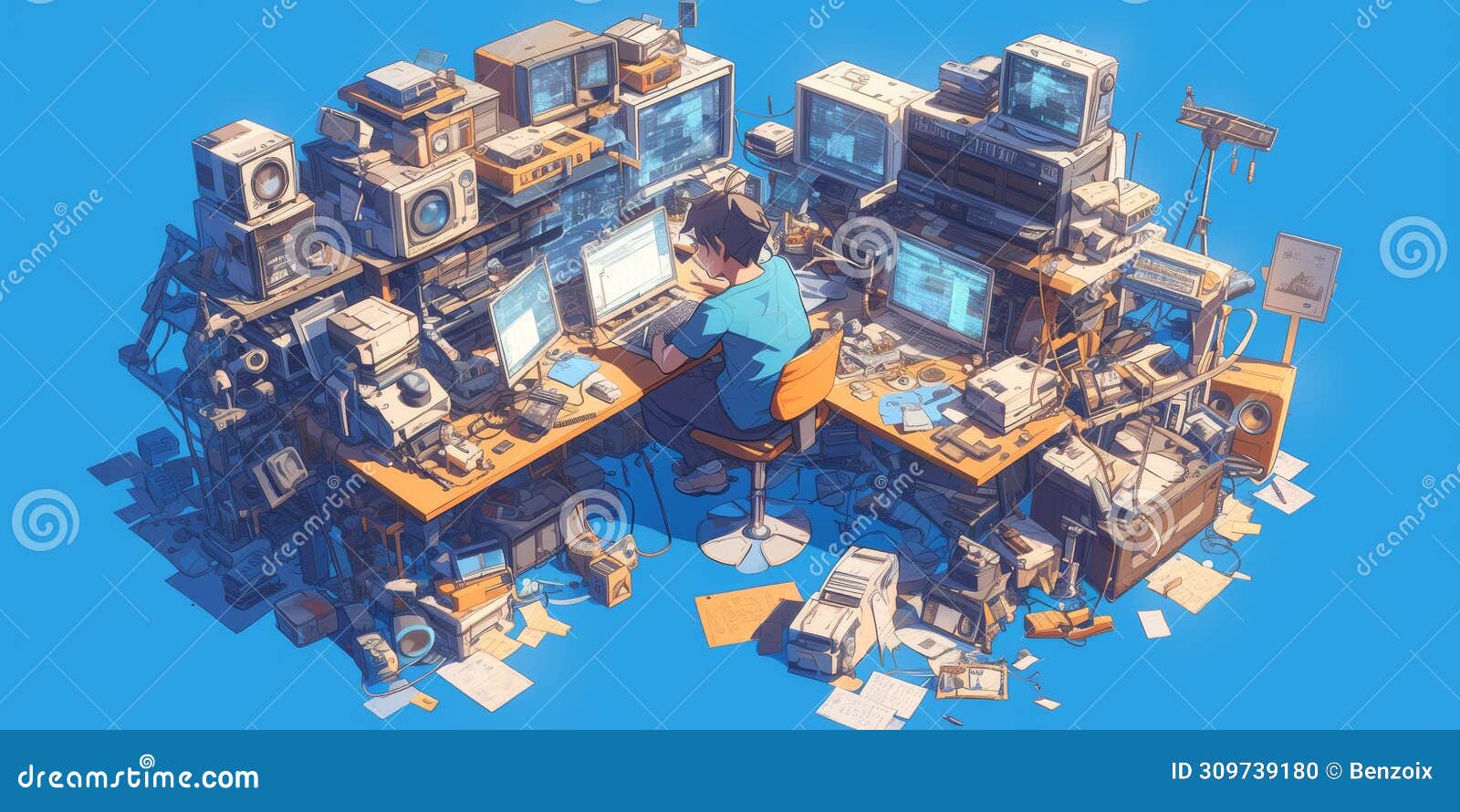 Digital Technology Software Development Concept Coding Programmer Software Engineer Working
