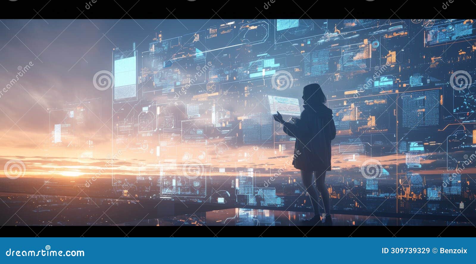 Digital Technology, Software Development Concept. Coding Programmer ...