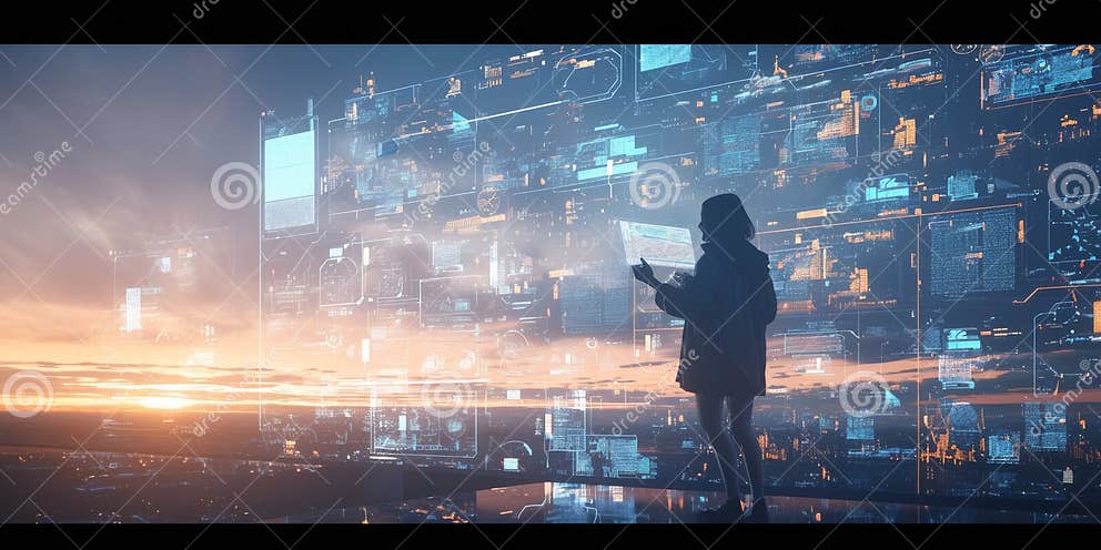 Digital Technology, Software Development Concept. Coding Programmer, Software Engineer Working ...