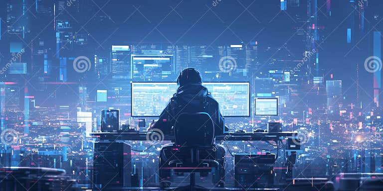 Digital Technology Software Development Concept Coding Programmer