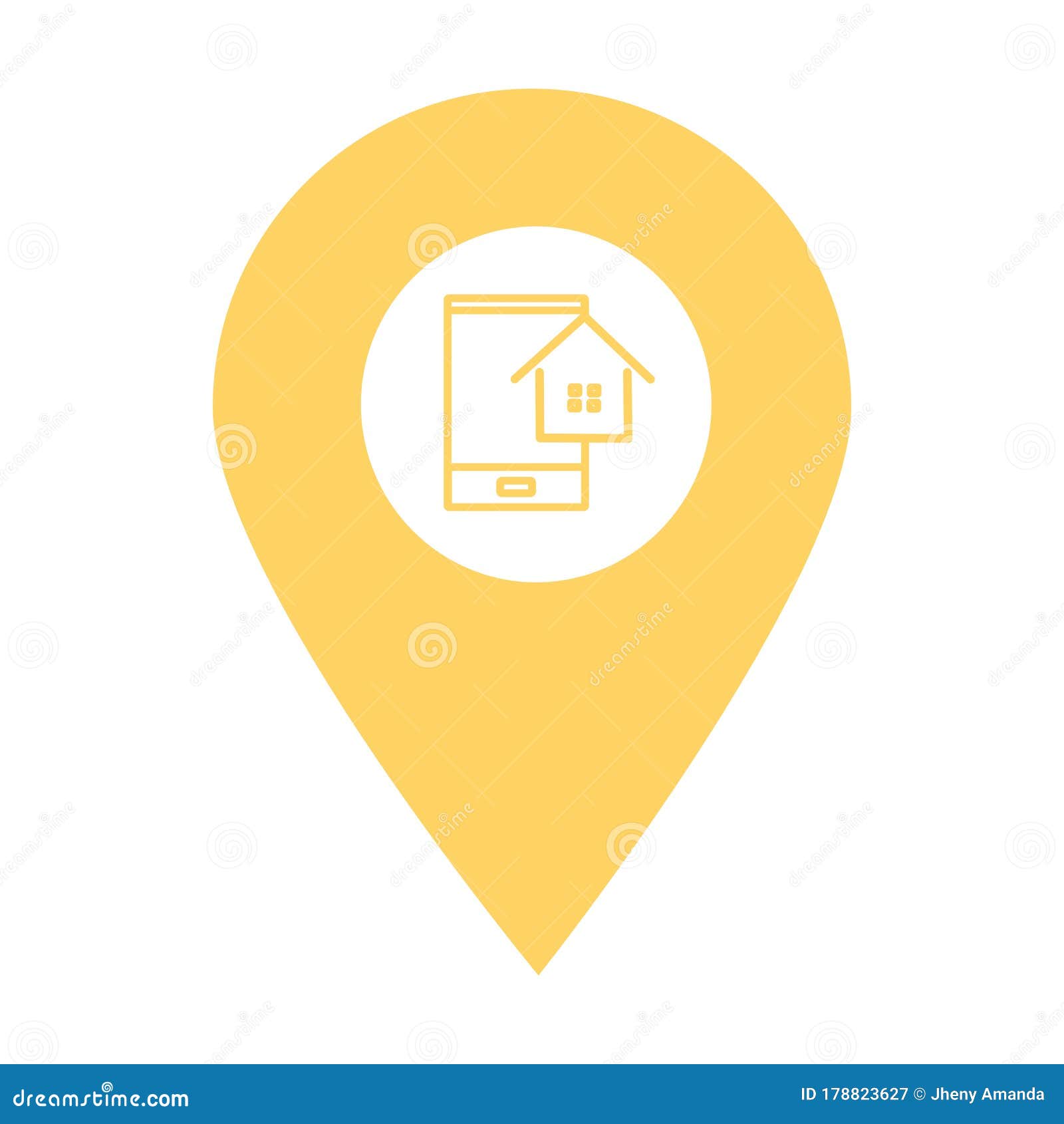 Digital Technology Store Location Map Pin Pointer Icon. Element of Map Point for Mobile Concept ...