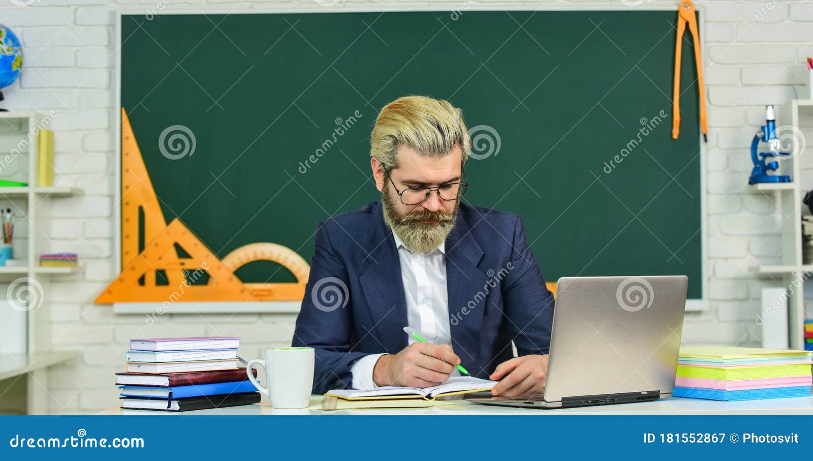 Digital Technology. Teacher at Classroom. Watch Video for Step by Step ...