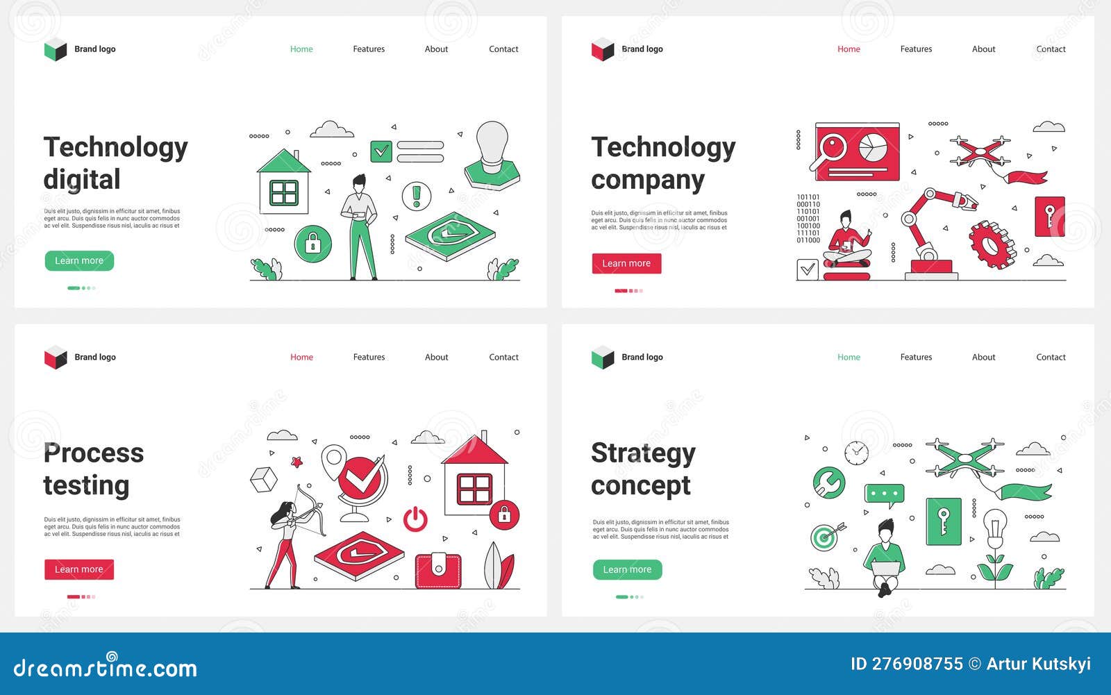 Company Work Intelligent. Technology Optimization In Business Concept ...