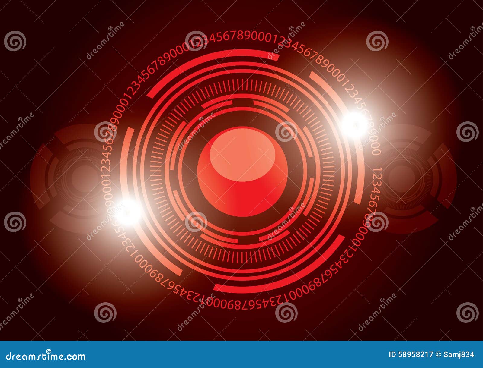 Digital Technology Vector Background Stock Vector - Illustration of ...