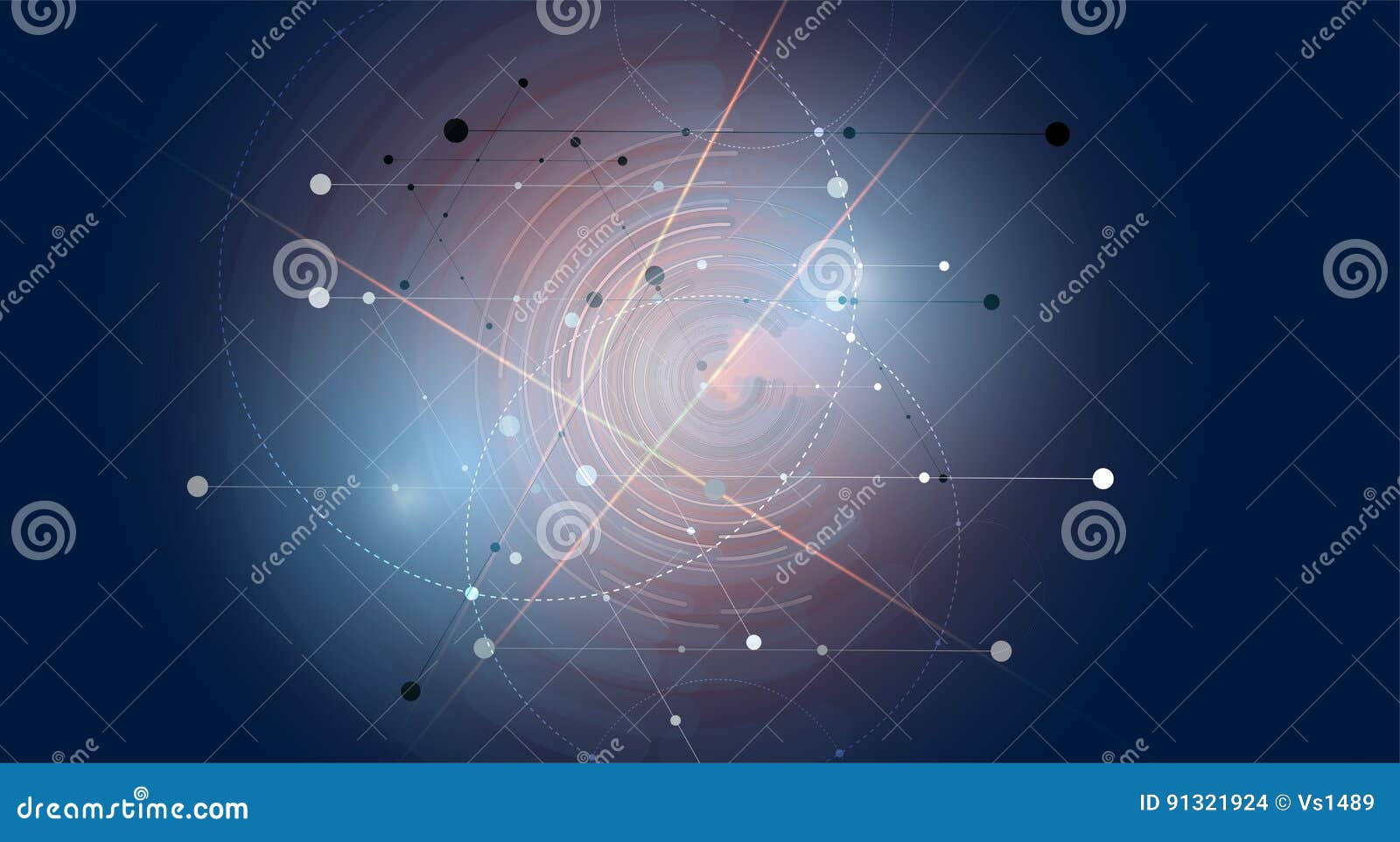 Digital Technology World. Business Media and Virtual Concept. Vector ...