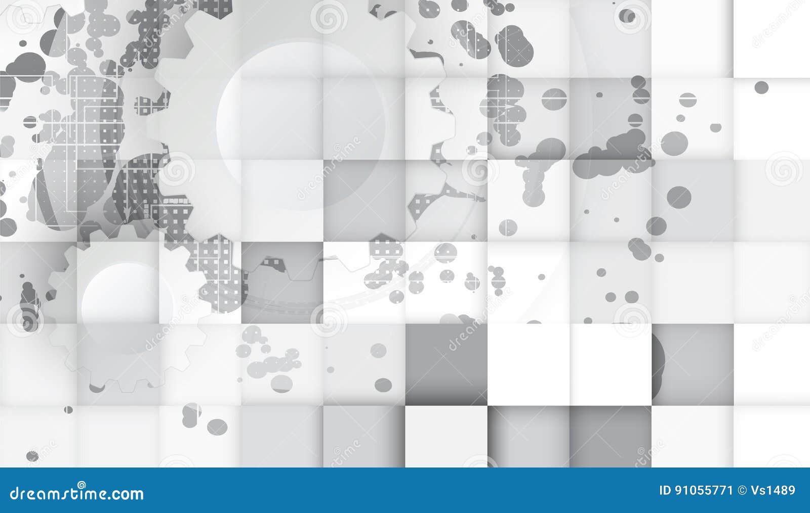 Digital Technology World. Business Virtual Concept. Vector Back Stock ...