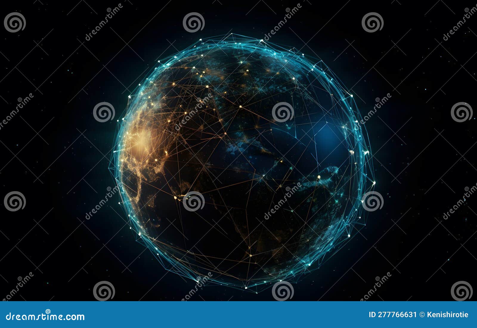 Digital Telecommunication Concept for Internet Business, Generative AI ...