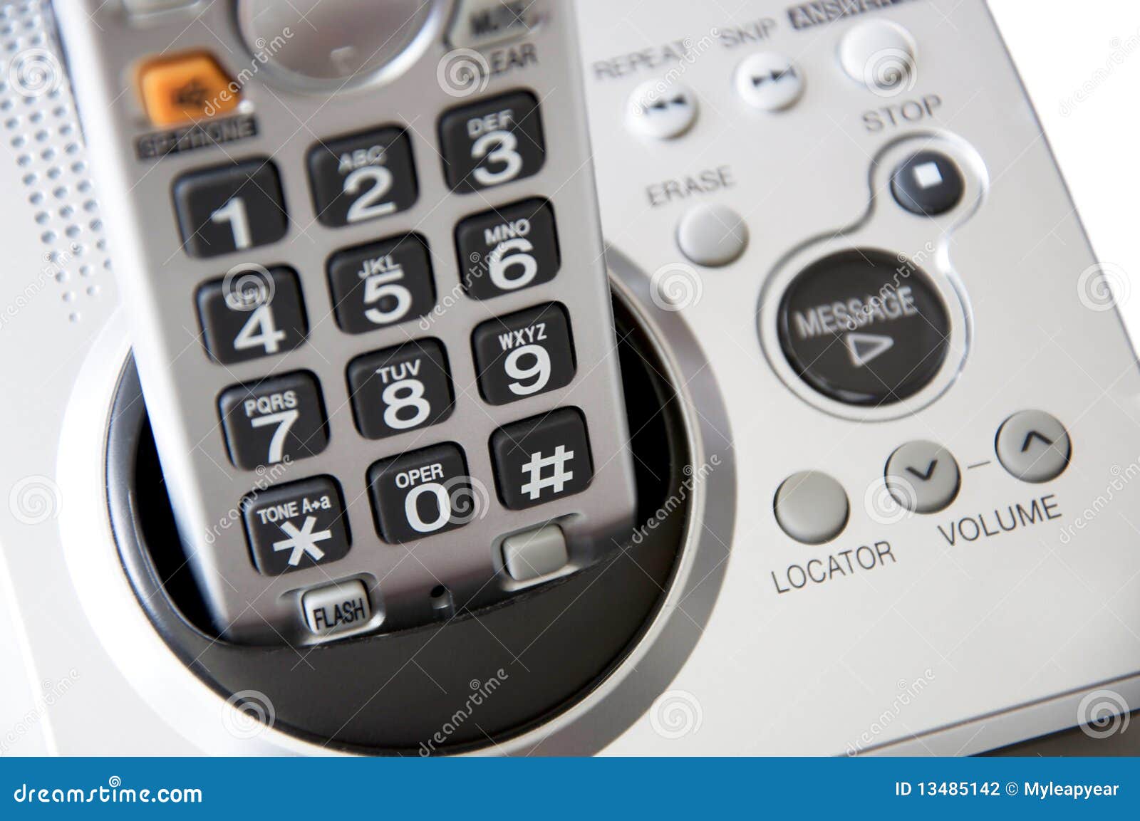 Digital-Telefon stockfoto. Bild von aufruf, taste, lautsprecher - 13485142