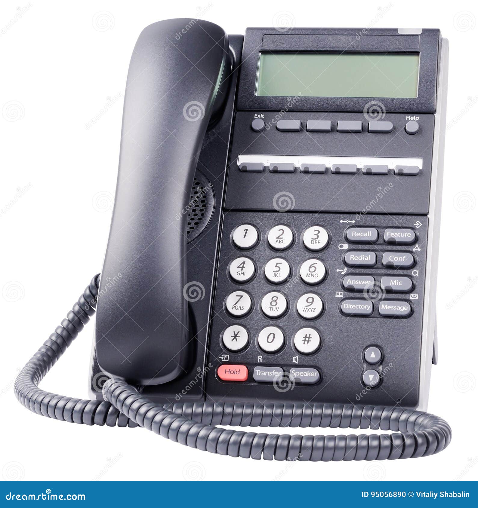 Digital telephone isolated stock photo. Image of display - 95056890