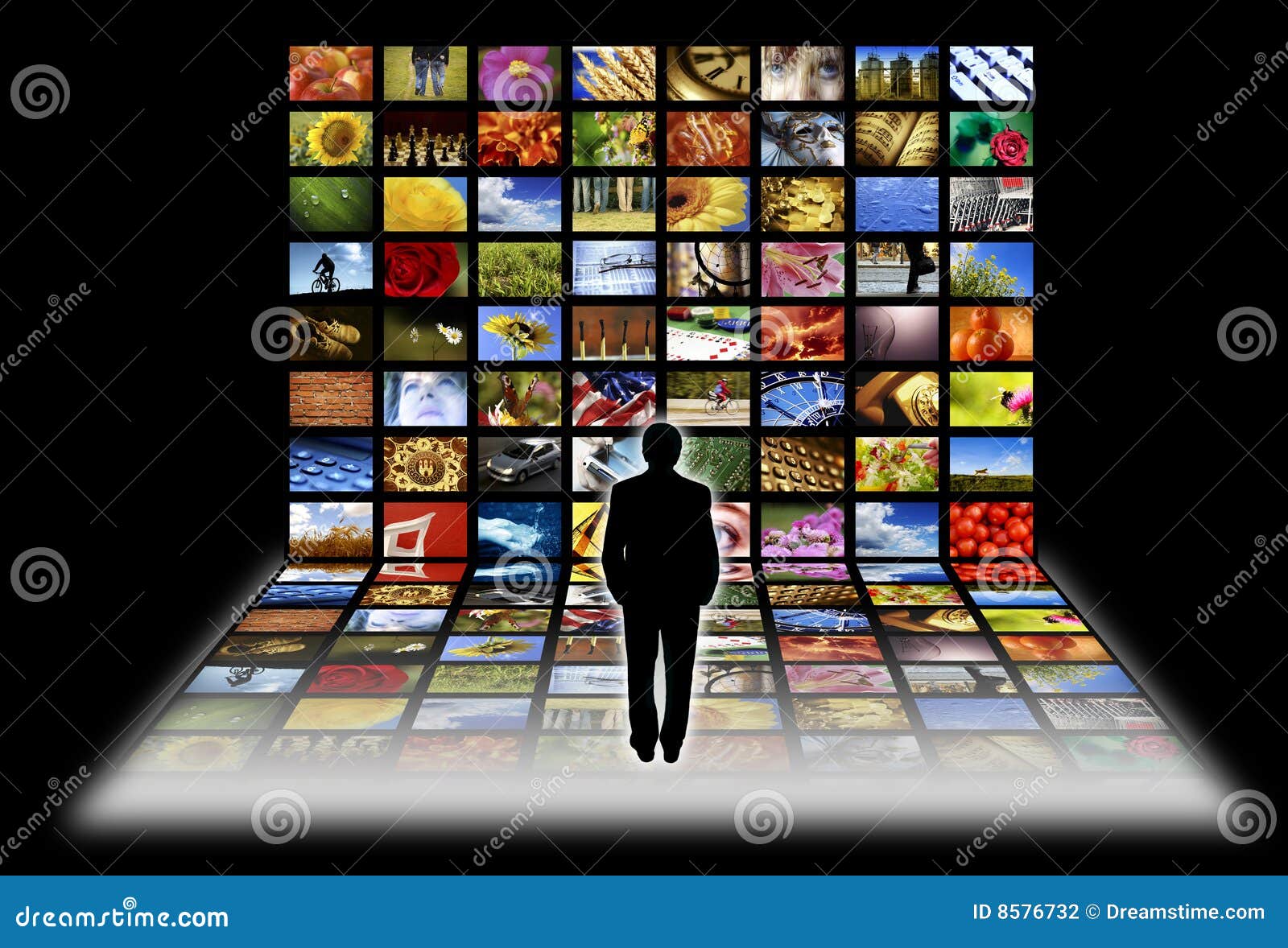 Digital television stock photo. Image of broadcast, communication - 8576732