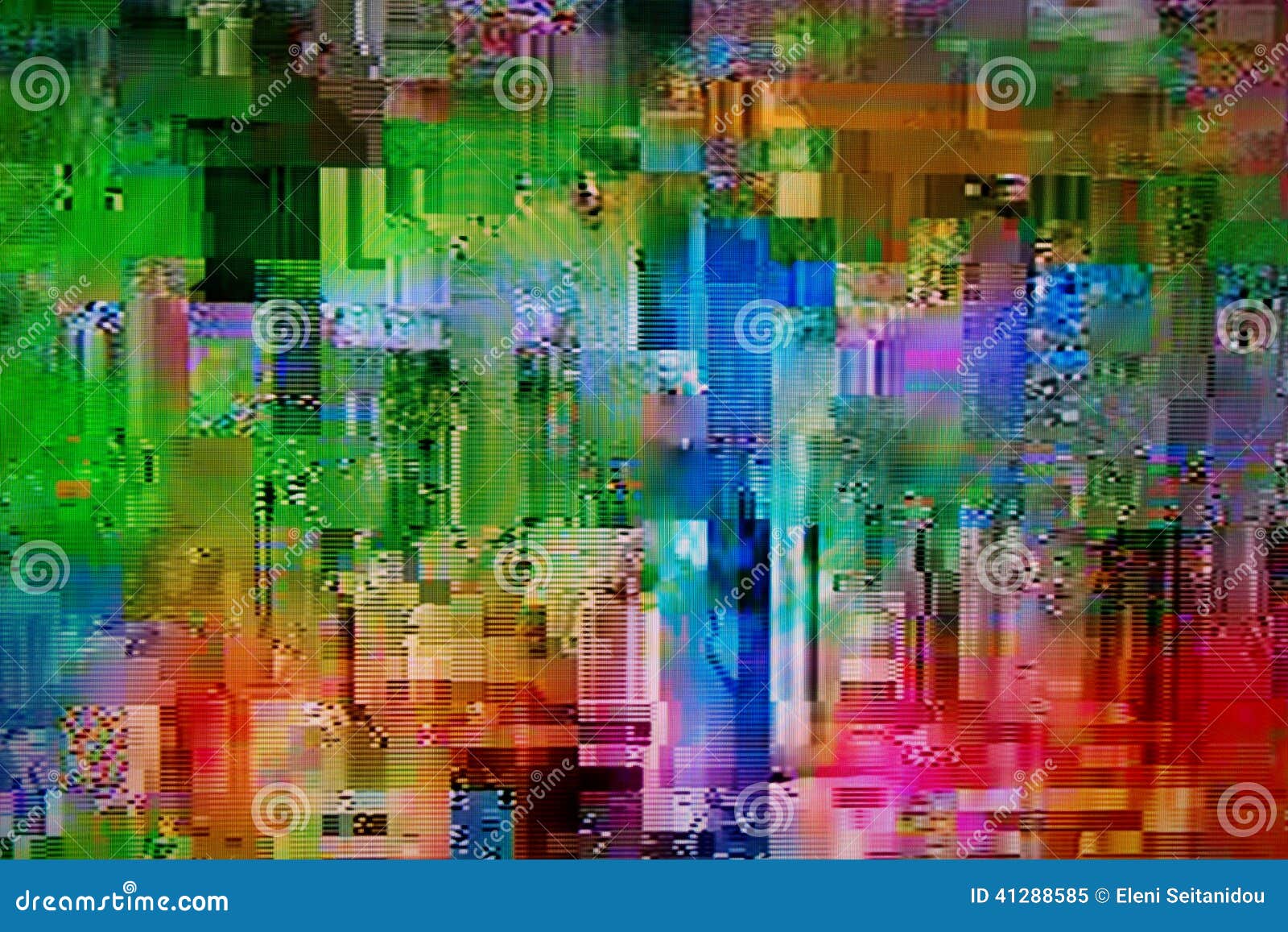 Digital television noise stock image. Image of noise - 41288585
