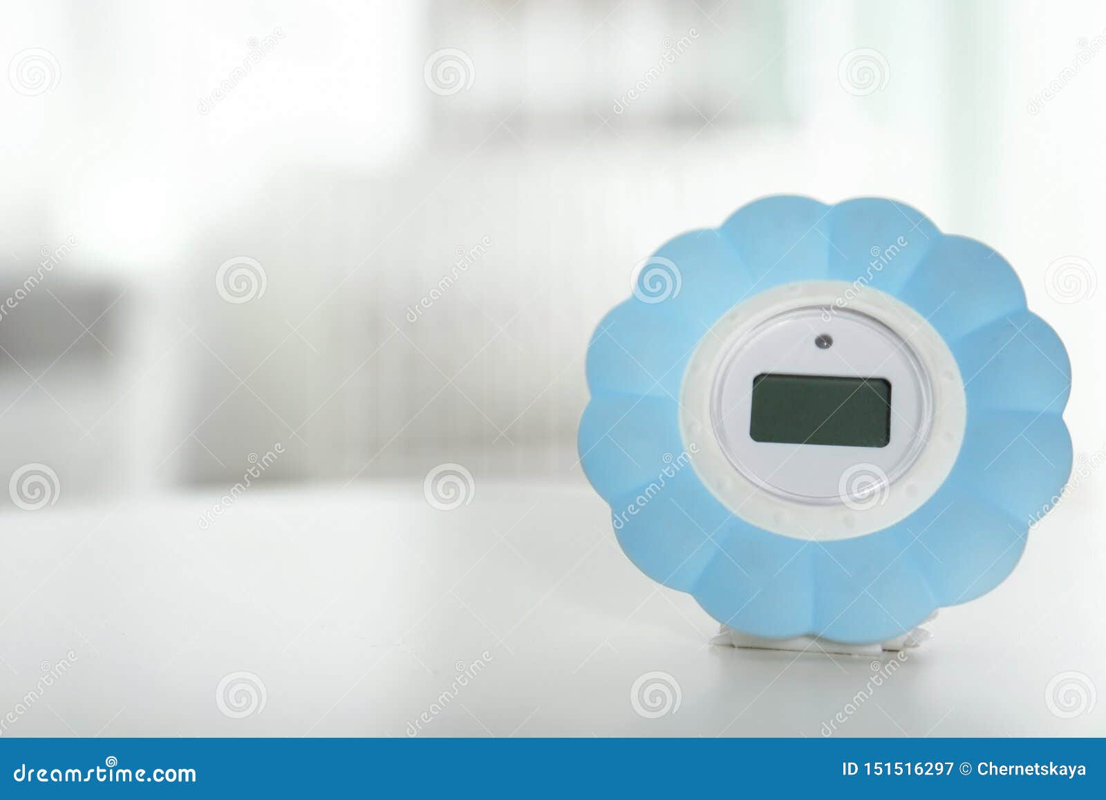 Digital Temperature and Humidity Control in Baby Room Interior Stock ...