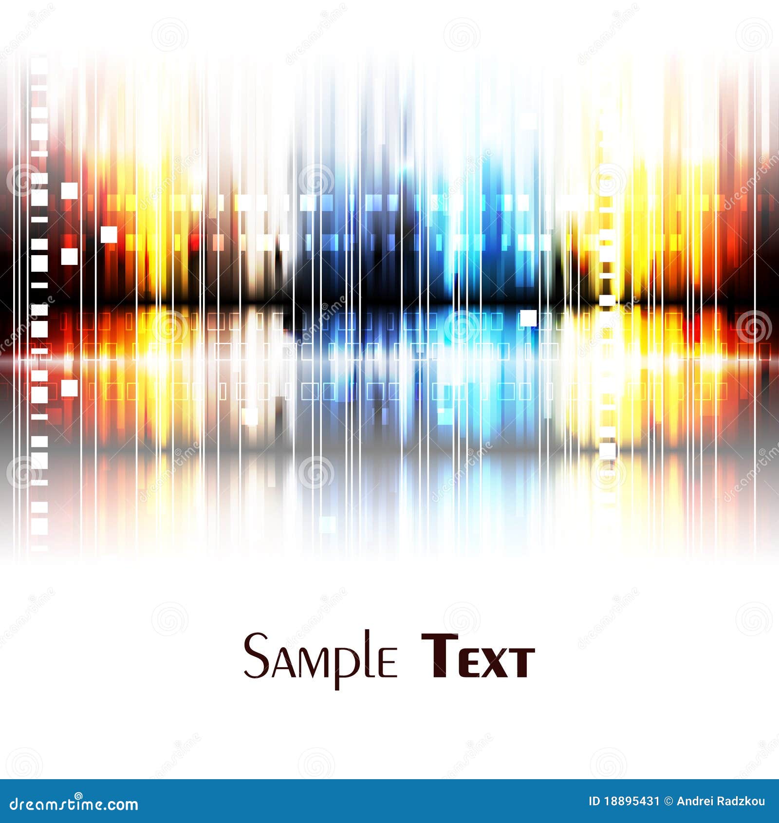 Digital template stock vector. Illustration of stripe - 18895431