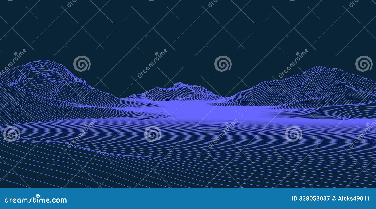 Digital Terrain Cyberspace in the Mountains with Valleys. Technology ...