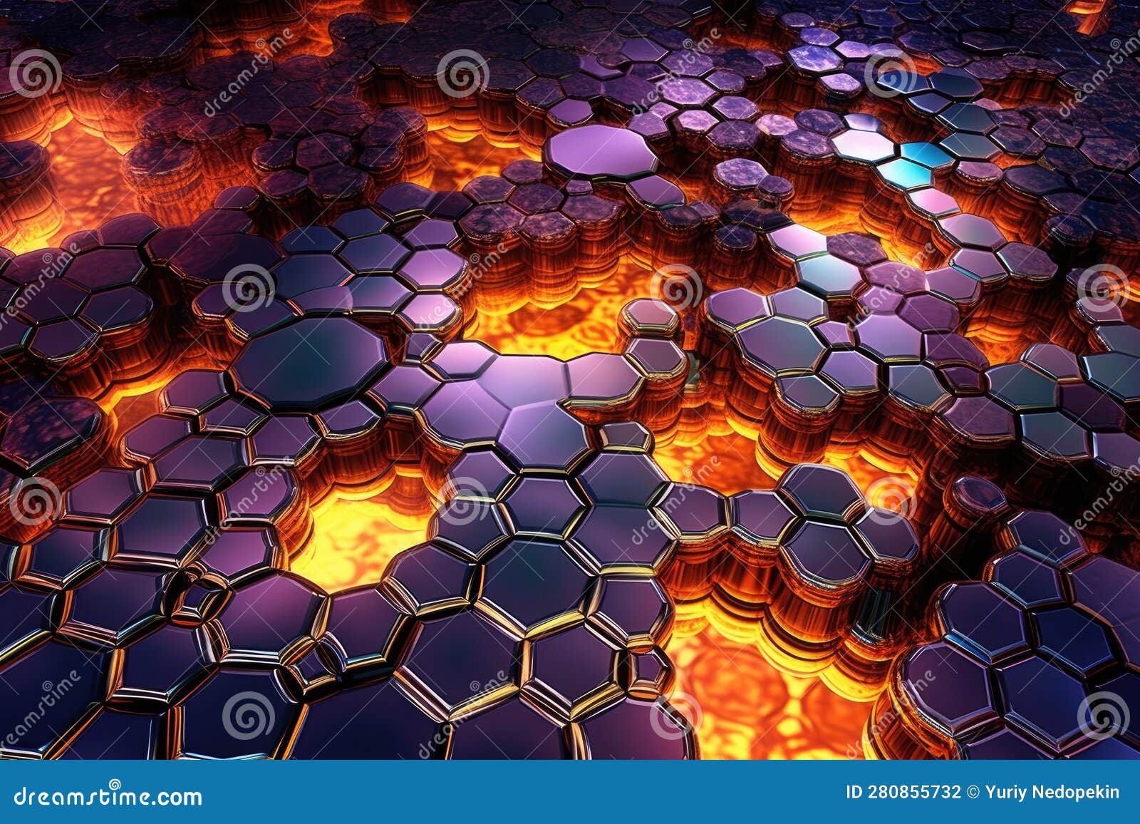 Fusion of Geometric Shapes, Metallic Surfaces, and Illuminated Lines ...