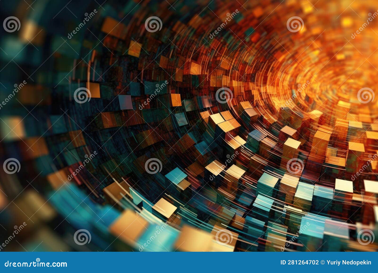 Fusion of Geometric Shapes, Metallic Surfaces, and Illuminated Lines ...