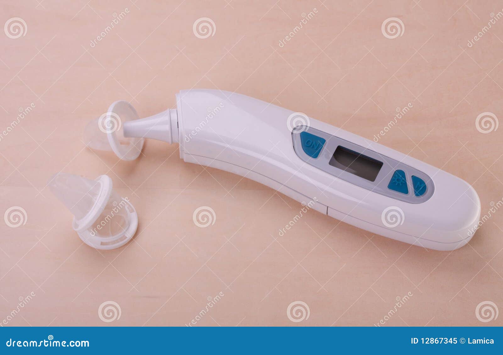 Digital Thermometer for Baby Stock Image - Image of health, measure ...
